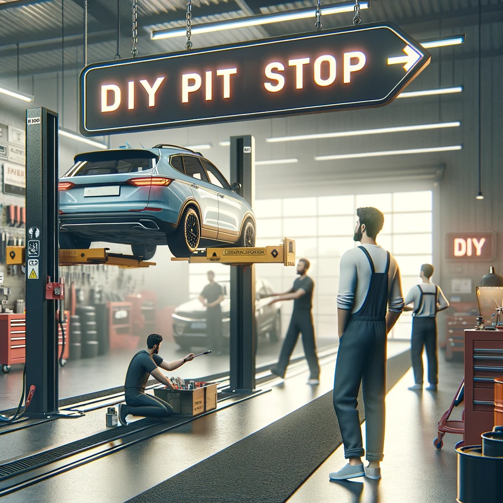 Per Hour DIY Car Lift Rental